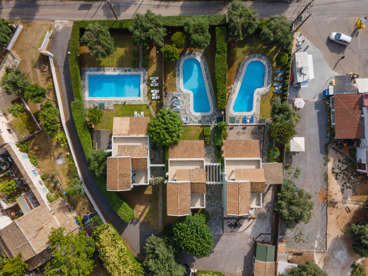 Villa Venus - Tourist Settlement "Pyramid City" in Corfu Island, Greece