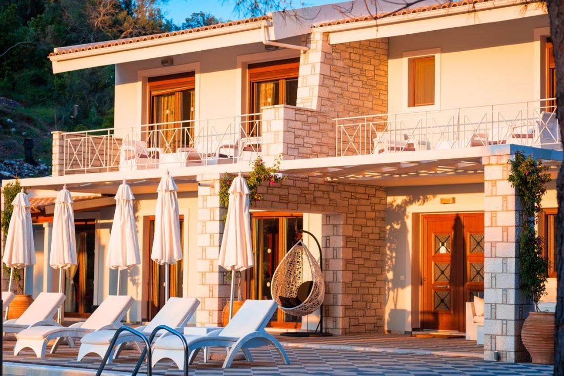Luxury Villa Jupiter - Tourist Settlement "Pyramid City" in Corfu Island